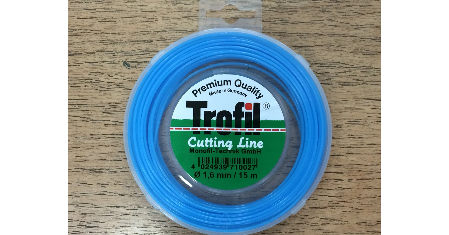 Trofil Vágószál 1,6 mm 15 m / tekercs, világoskék - A Technoroll Shopban