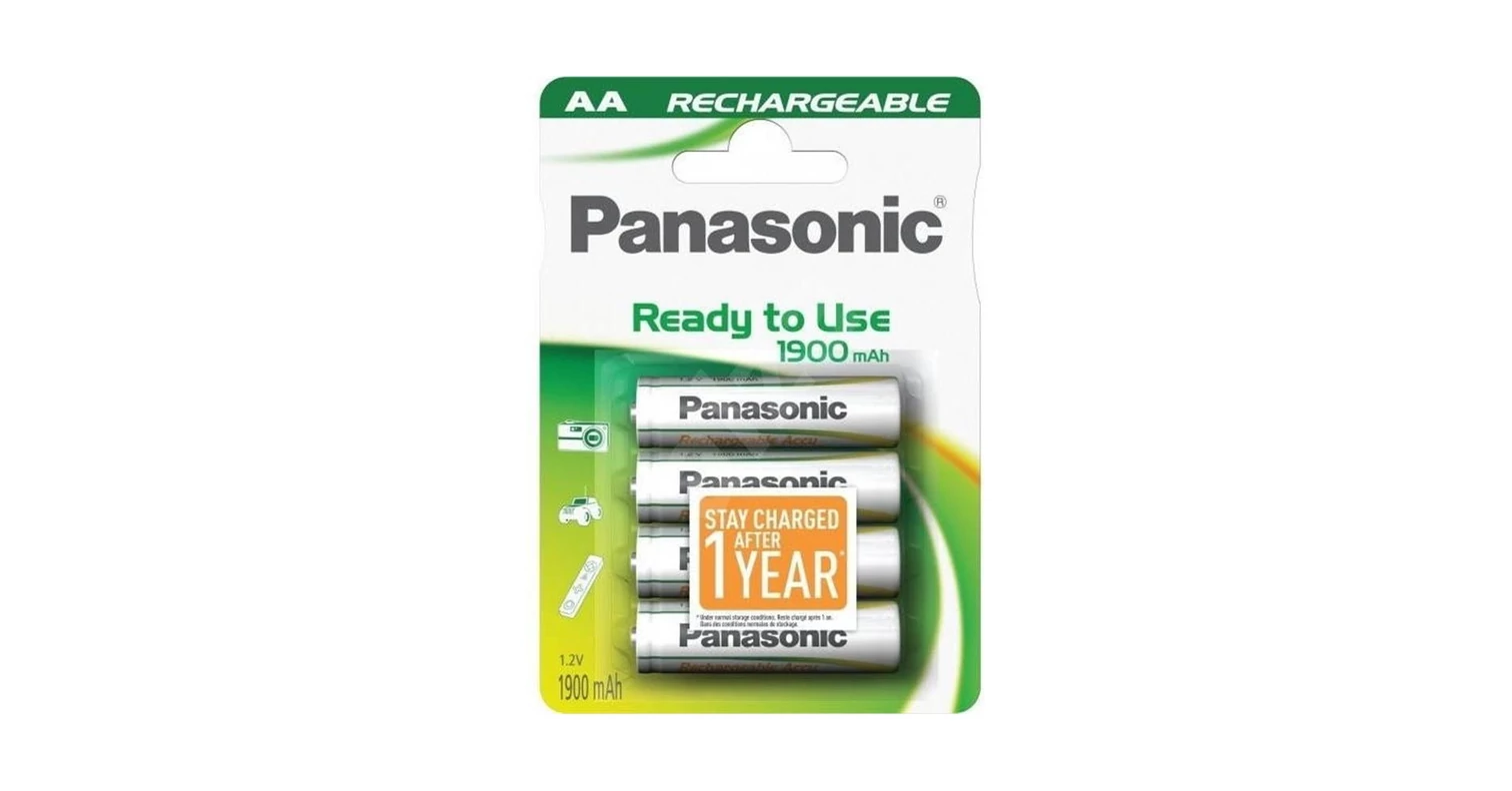 Panasonic AA-P6 1900mAh 1,2V tölthető elem 4db/bliszter - A Technoroll Shopban