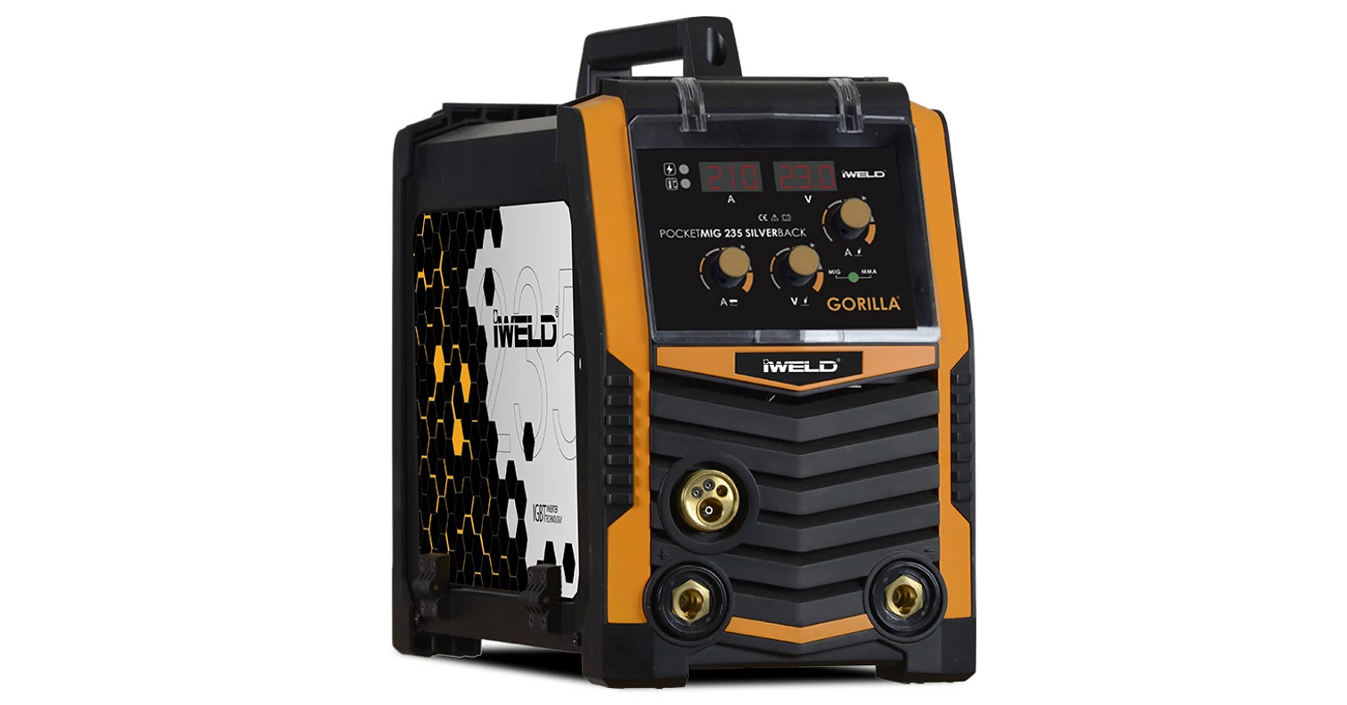 Iweld Gorilla Pocketmig 235 Silverback inverteres hegesztő, Inverteres ...